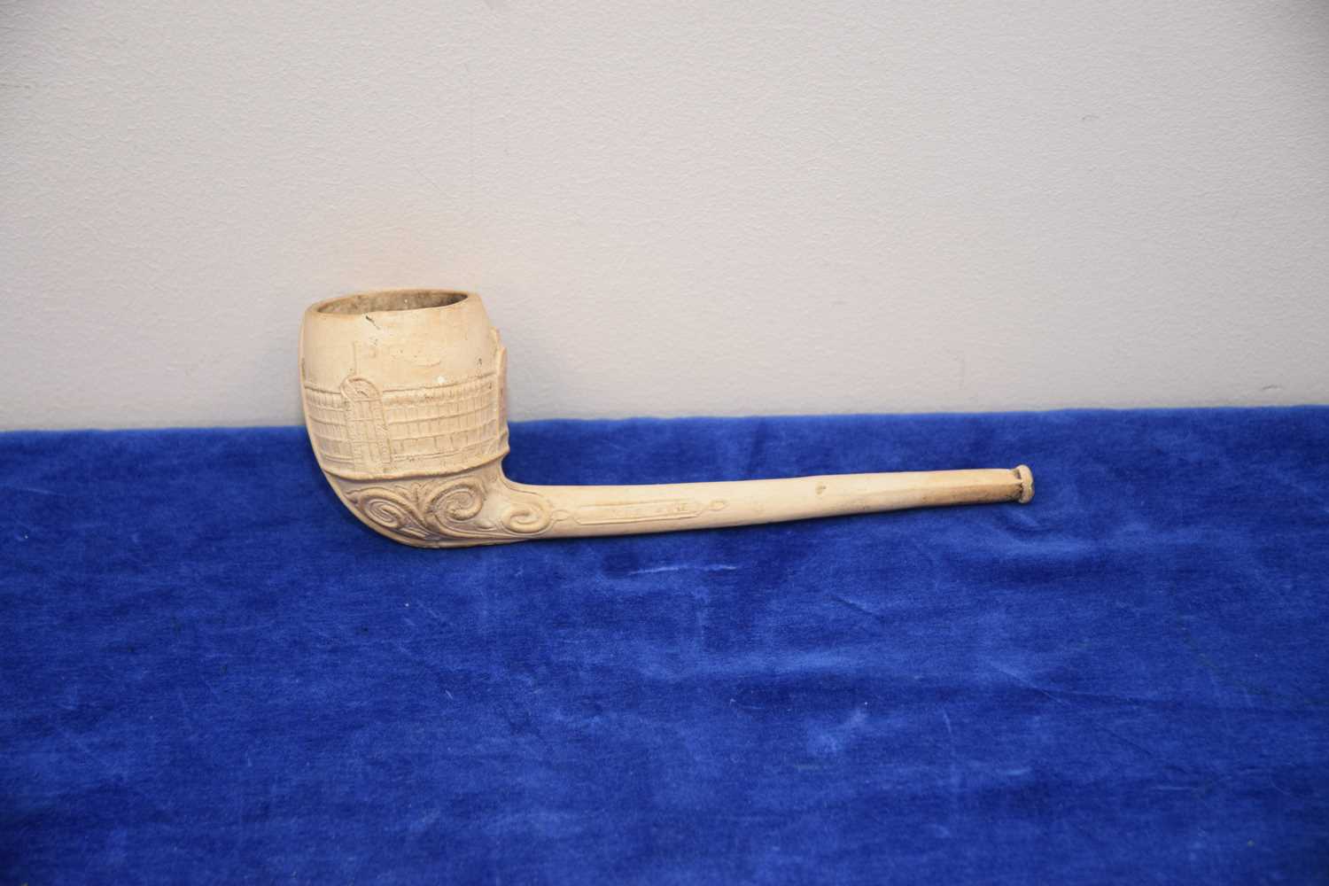 Lot 272 - A Victorian commemorative clay pipe,