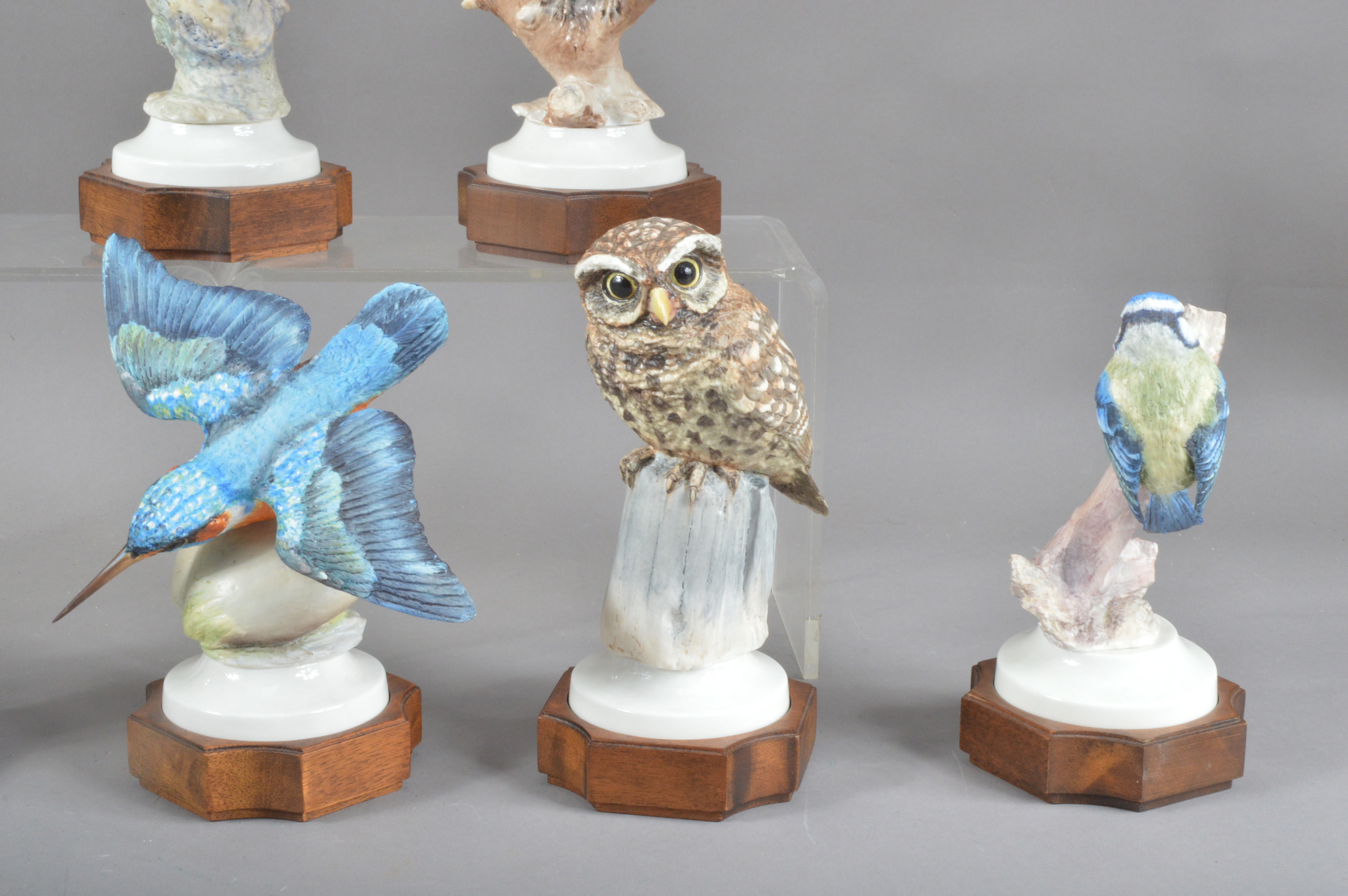 Lot 23 - A collection of Albany bone china figurines,