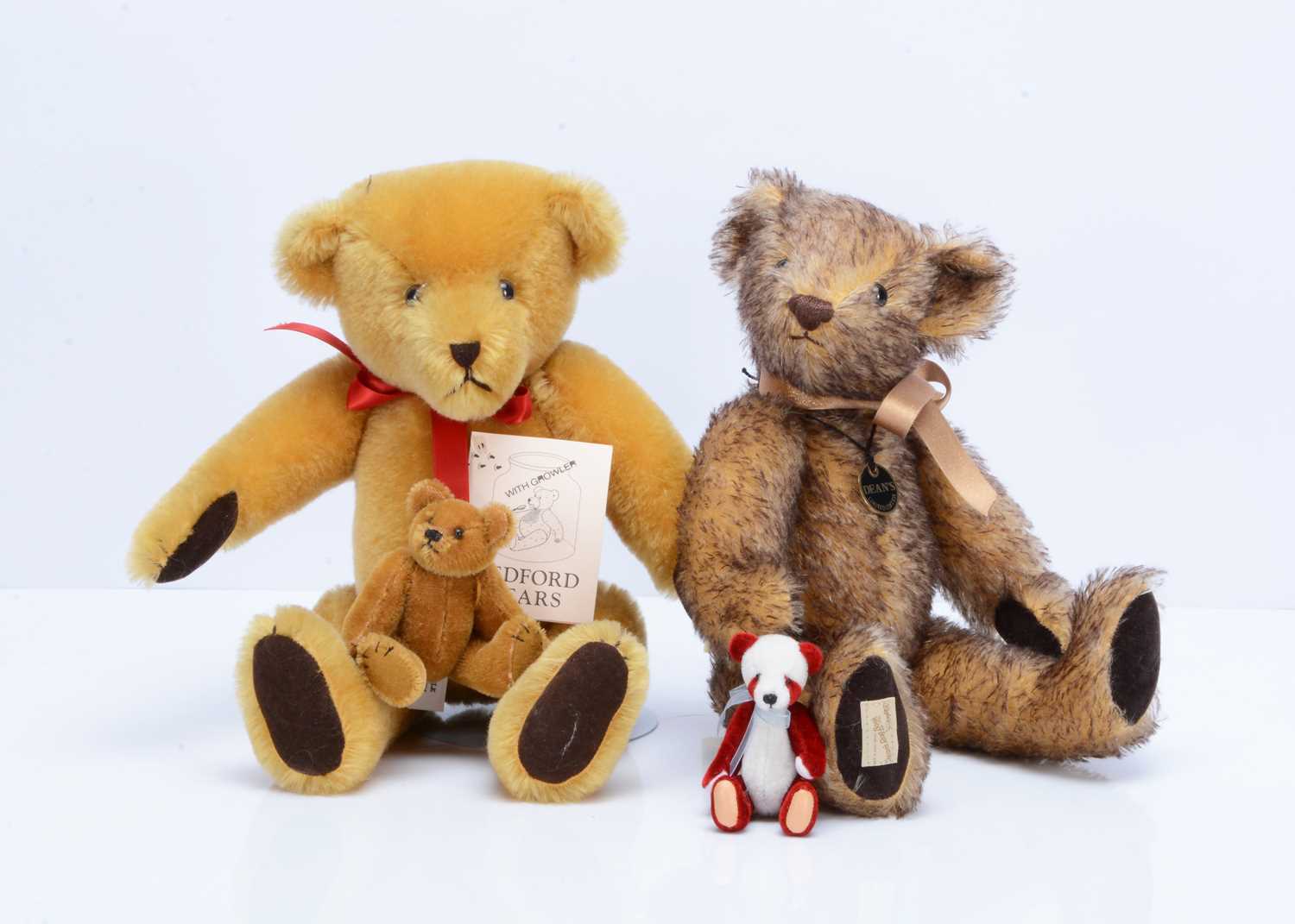 Lot 114 - Four artist and collector teddy bears,