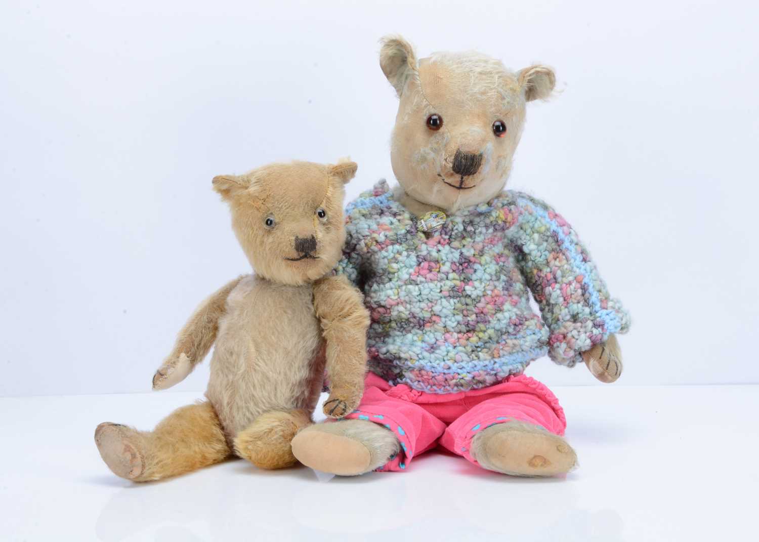 Lot 265 - Two British coloured teddy bears,