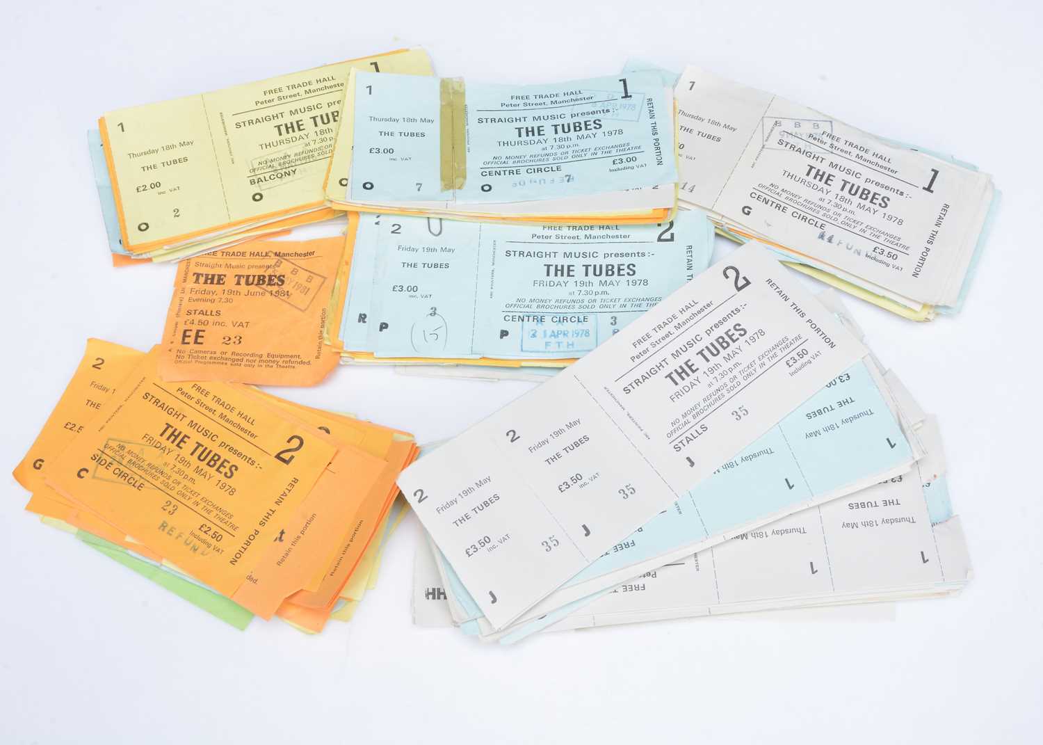 Lot 335 - The Tubes Concert Tickets,