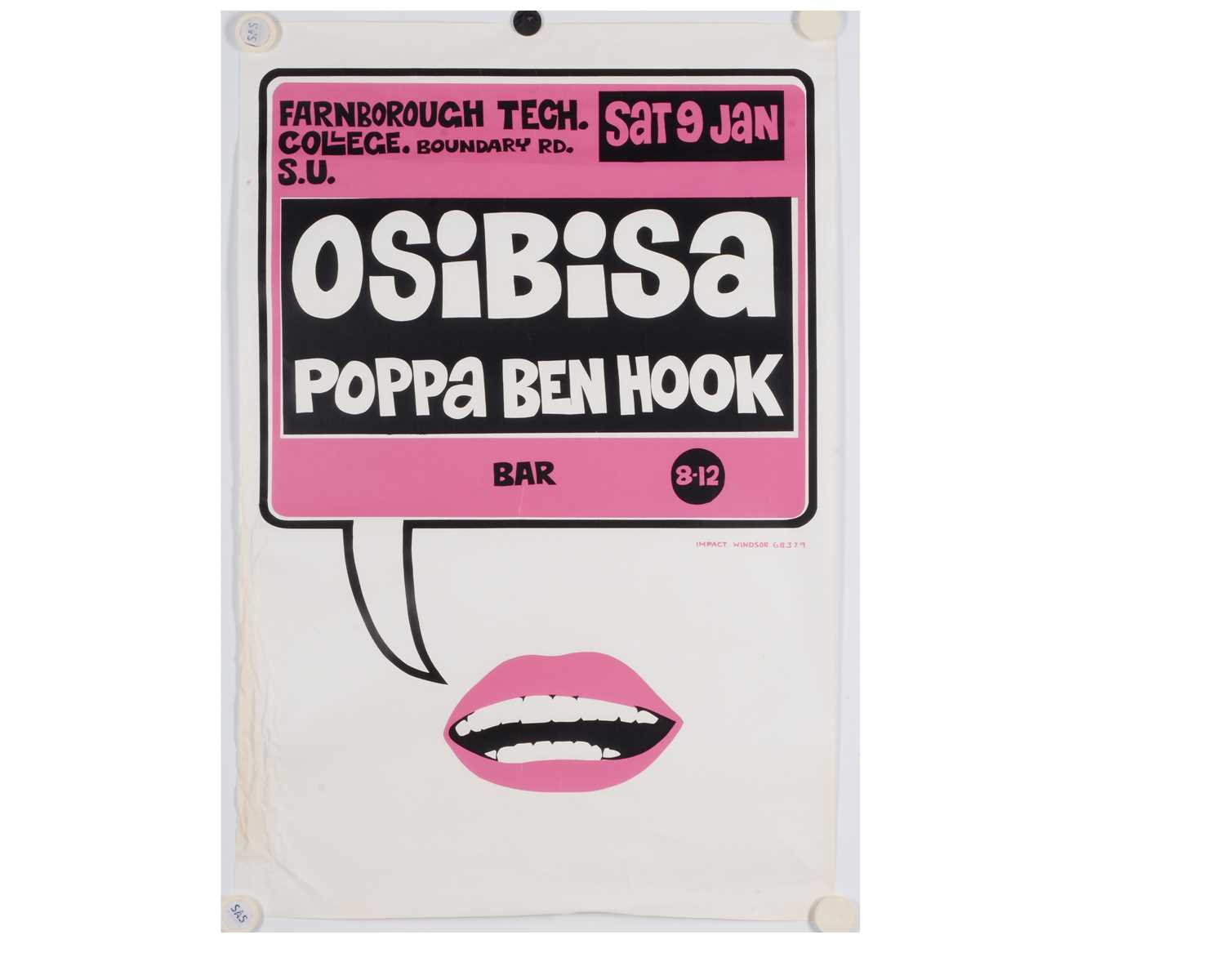 Lot 383 - Osibisa Concert Poster,