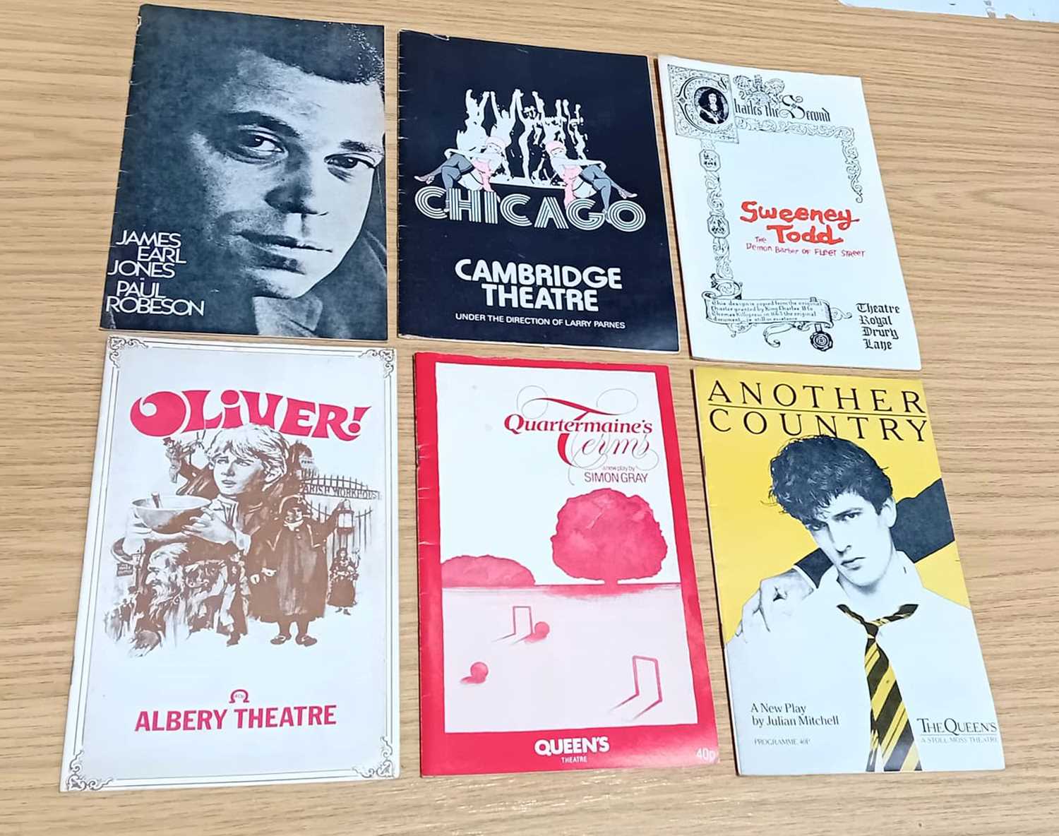 Lot 516 - Theatre Programmes,