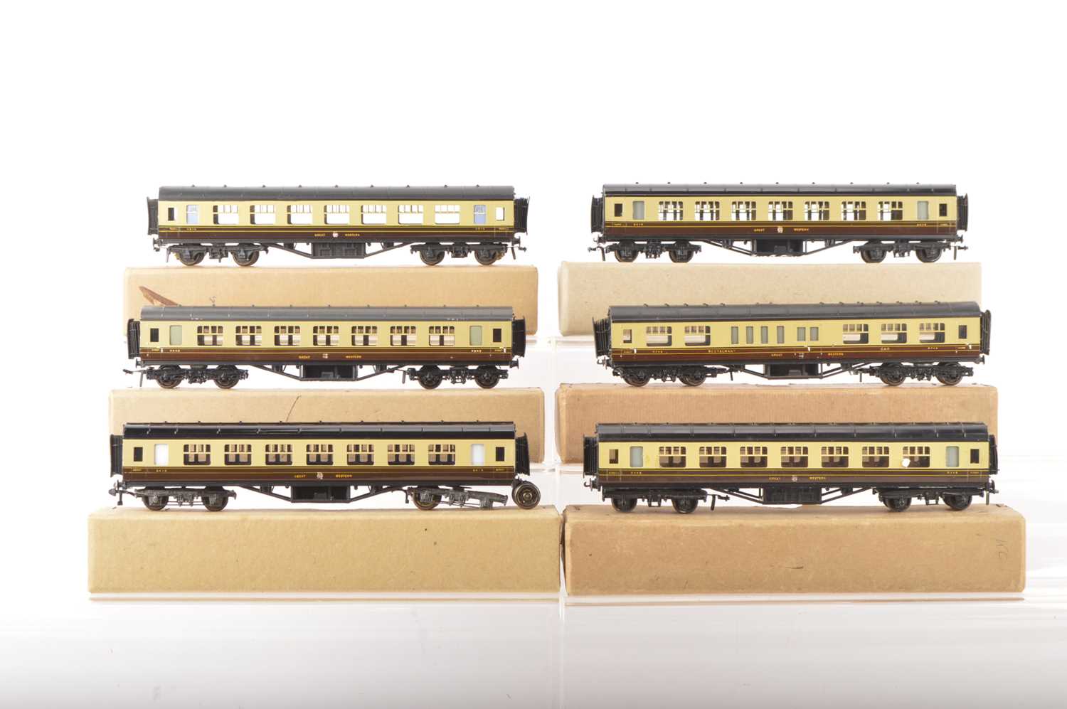 Lot 418 - Exley 00 Gauge boxed GWR chocolate and cream