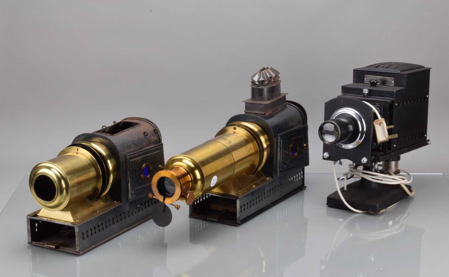 Lot 269 - Two Tin Plate Magic Lanterns,