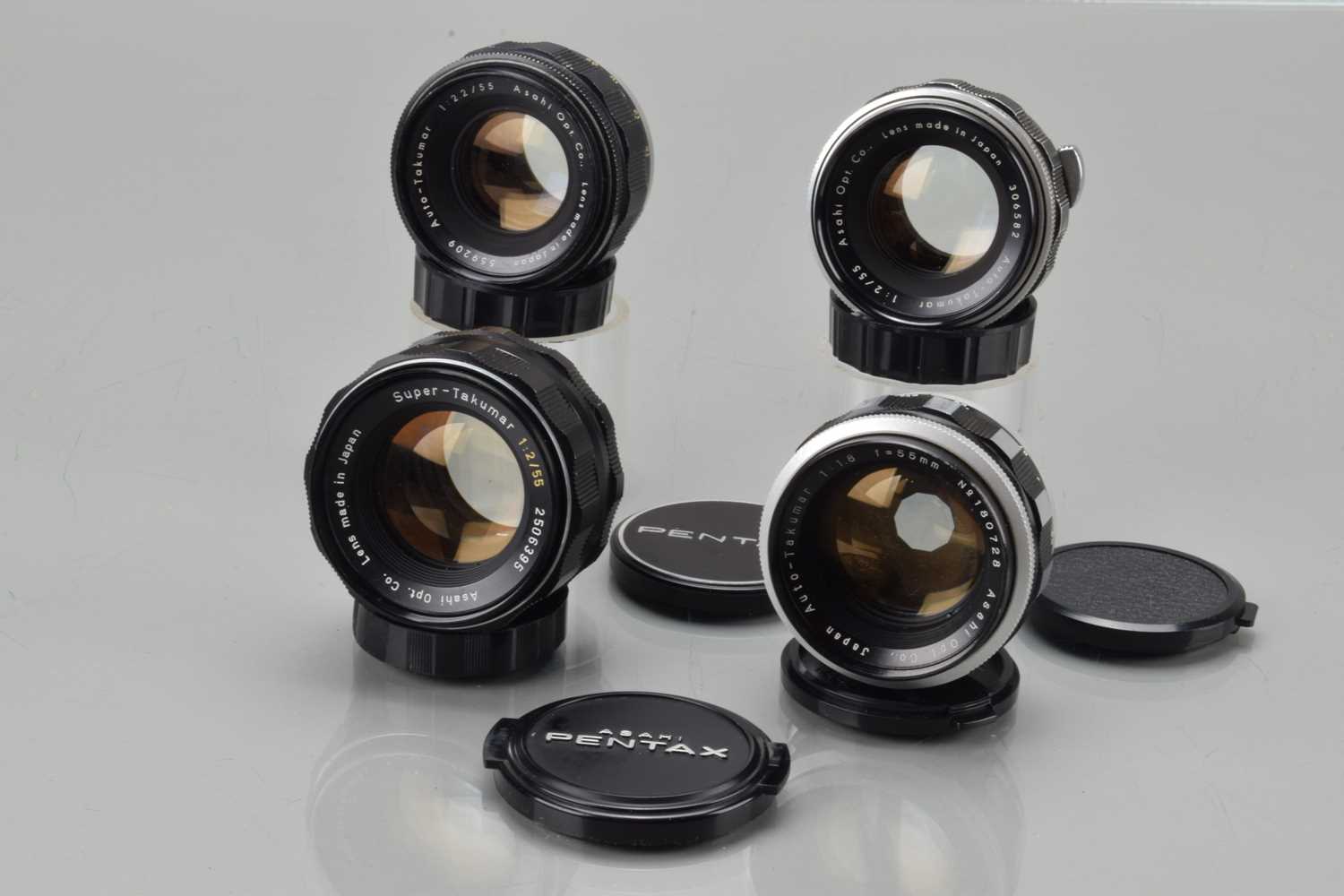 Lot 336 - A Group of Asahi Takumar Prime Lenses,