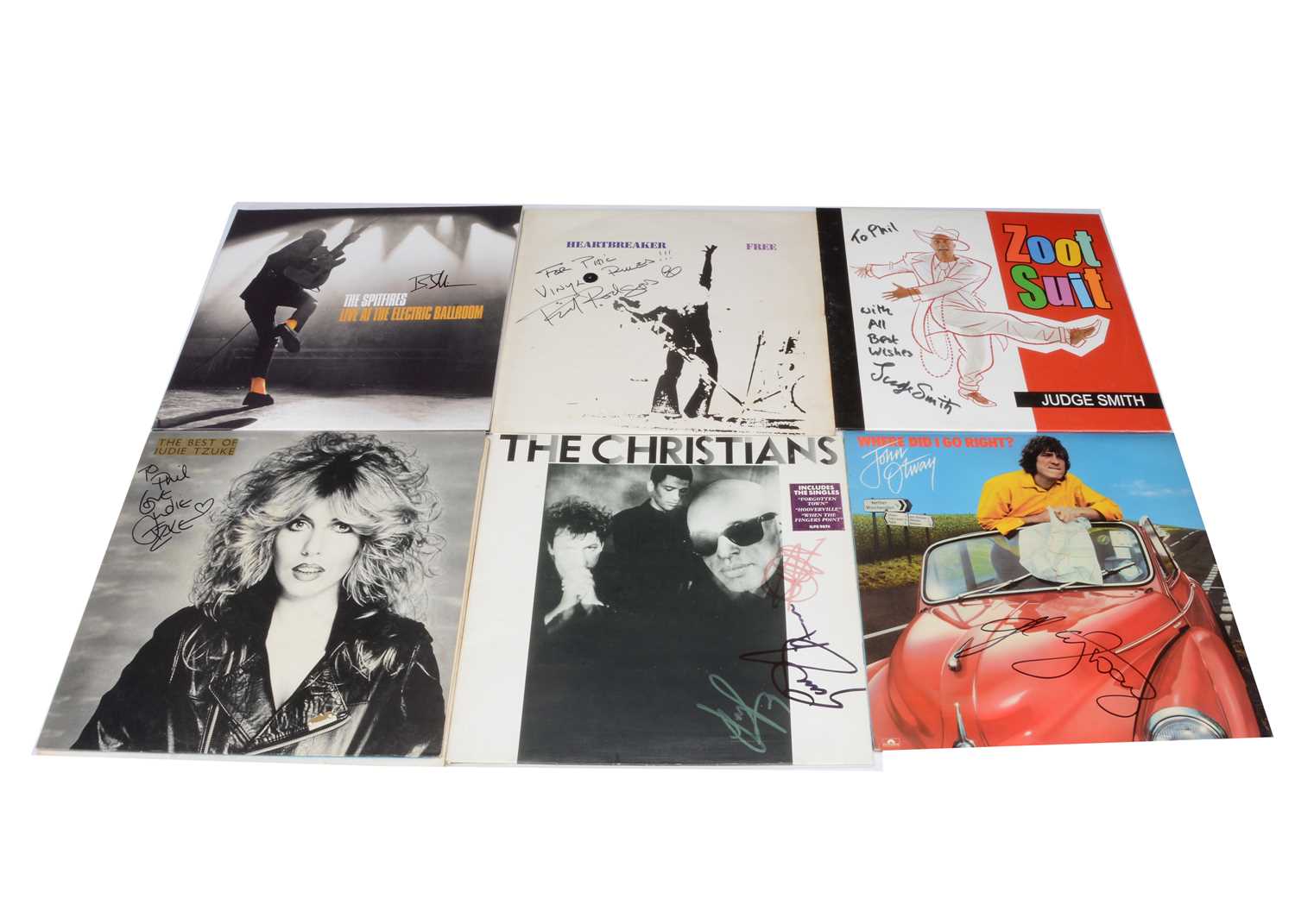 Lot 336 - Signed LPs,