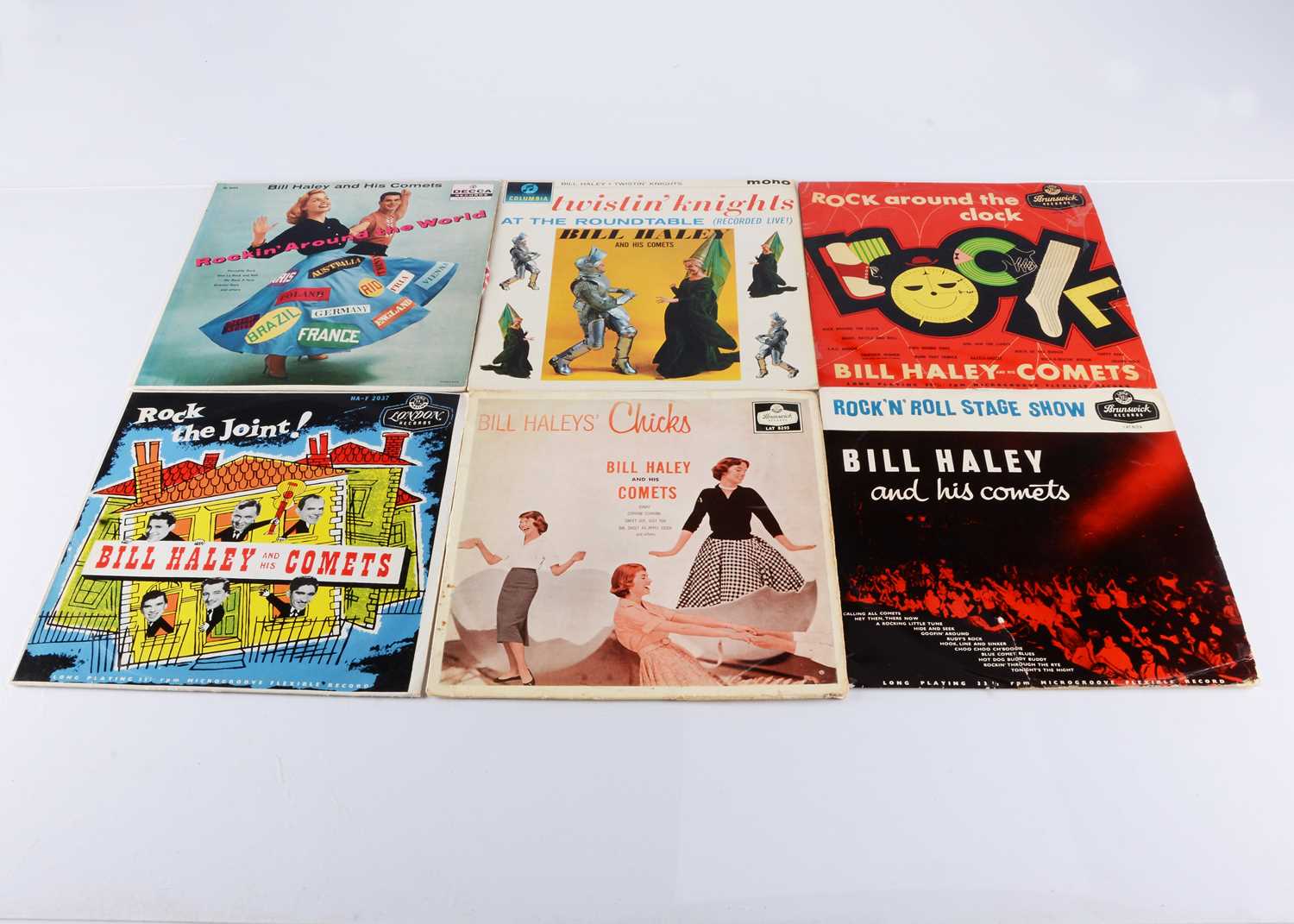 Lot 238 - Bill Haley LPs,
