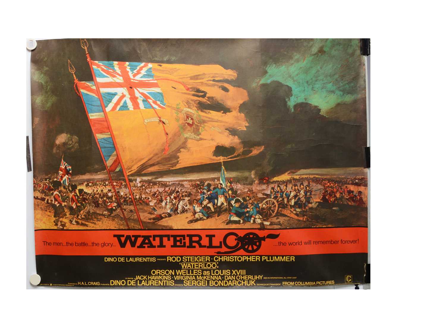 Lot 411 - Waterloo (1970) Quad Poster,