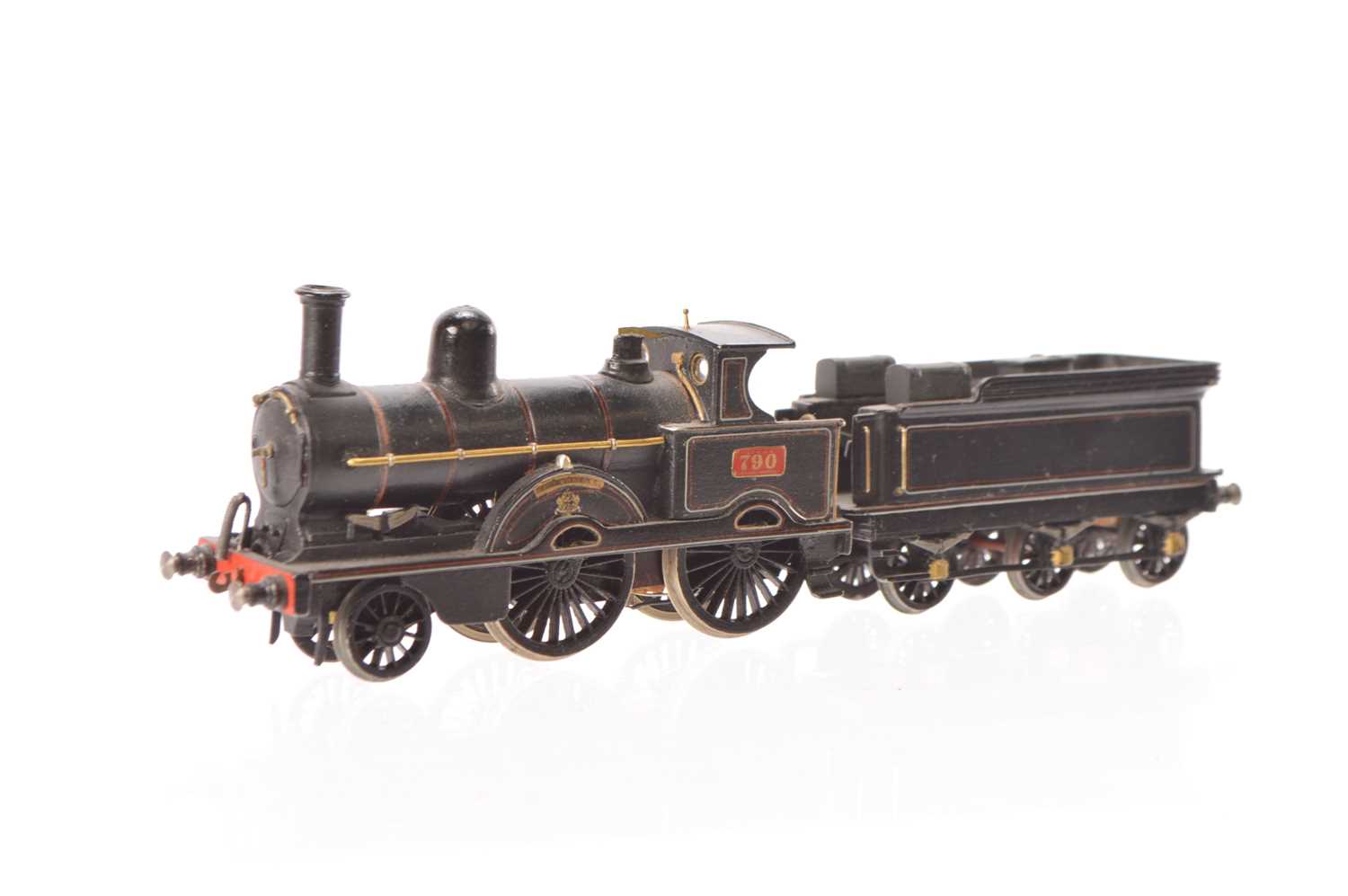 Lot 583 - 00 Gauge LNWR lined black Newton Class