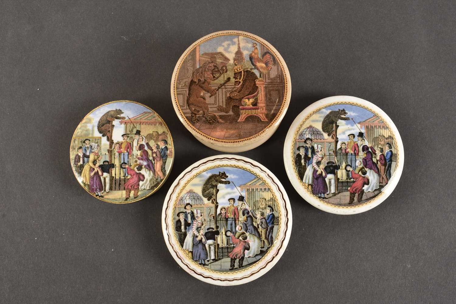 Lot 316 - Pratt Ware - Pot Lids,