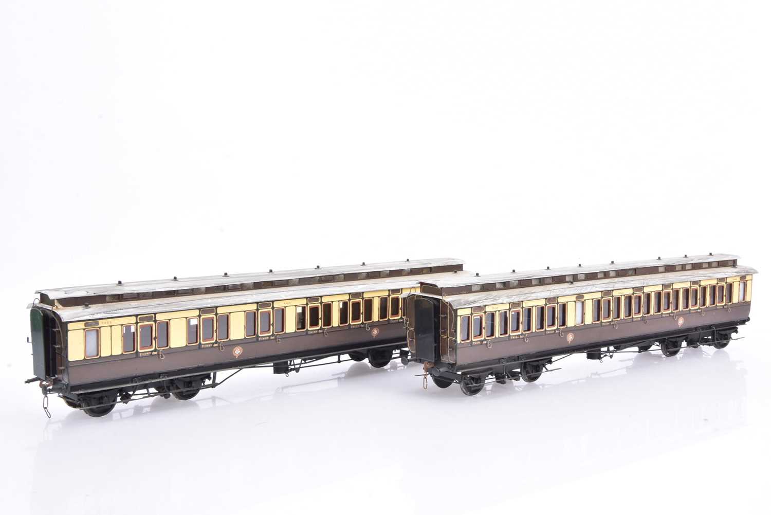 Lot 524 - Pair of Mallard Models 0 Gauge Finescale