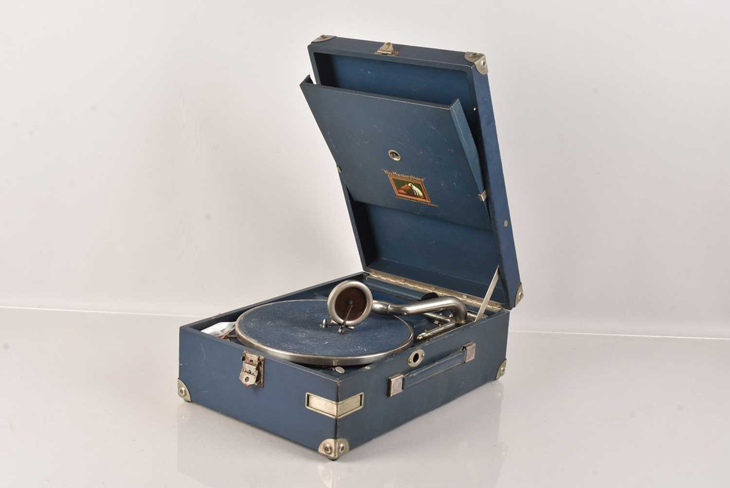 Lot 12 - An HMV Portable Gramophone,