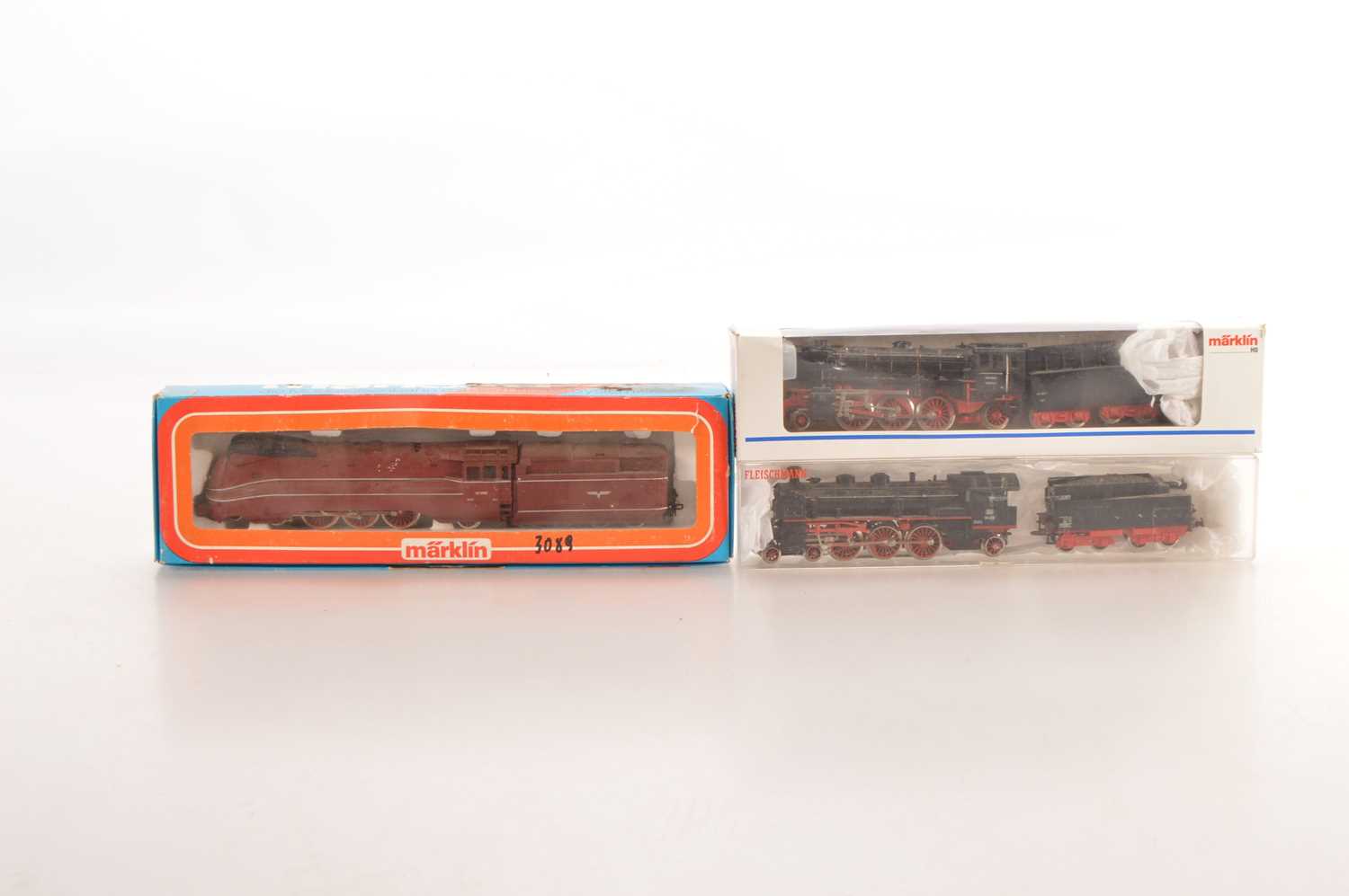 Lot 252 - Marklin boxed and unboxed HO Gauge Steam