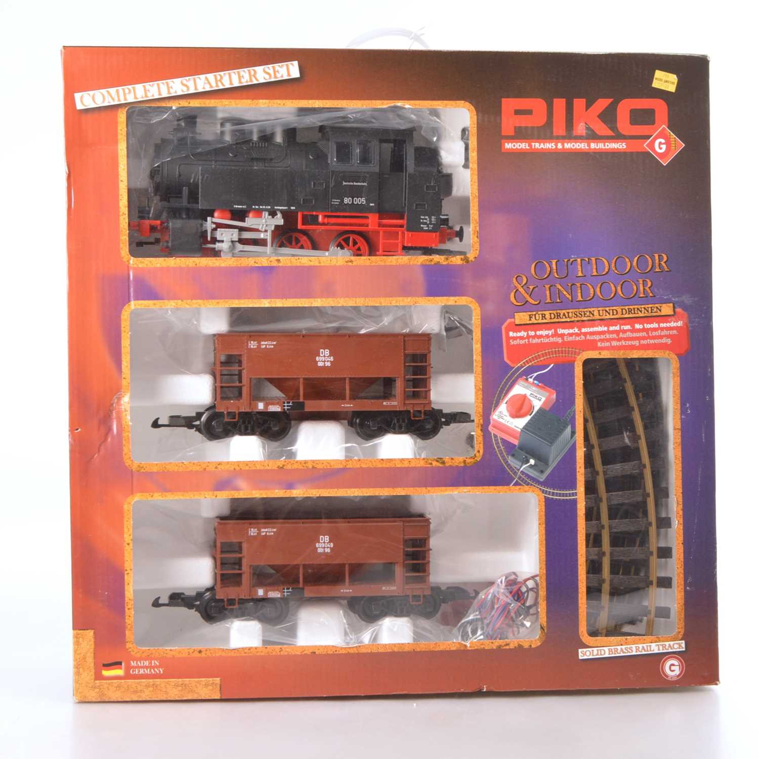 Lot 812 - Piko G Gauge Freight Train Starter Set 37100