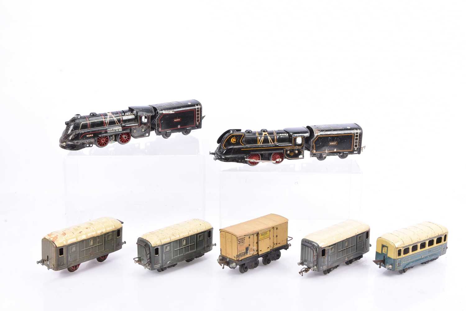 Lot 305 - JEP O Gauge 3-Rail SNCF and NORD Locomotives